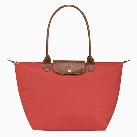 Longchamp | Bags | Longchamp Tomato Coloured Le Pliage Original L Bag ...